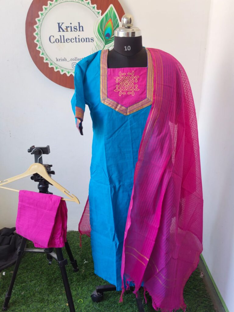 MANGALAGIRI SALWAR SET-SS749 – Krishcollections
